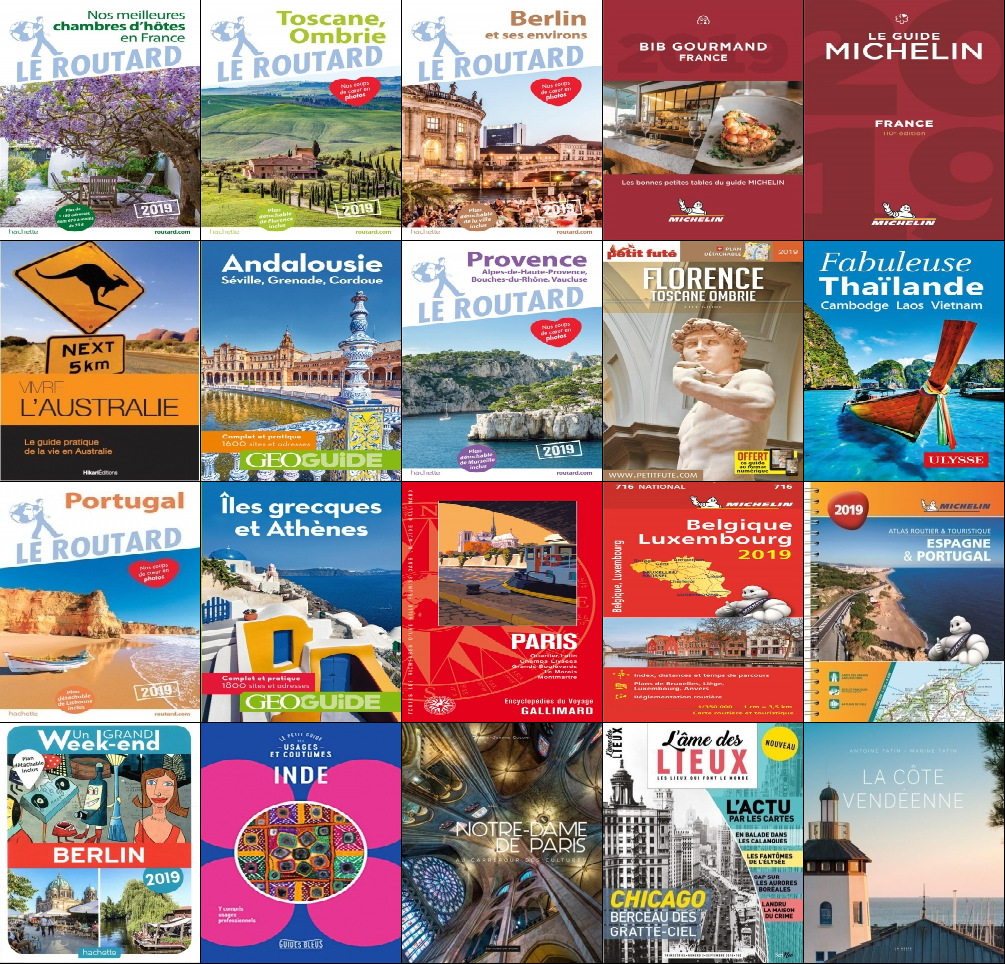 Les livres par catégories : Tourisme et voyages